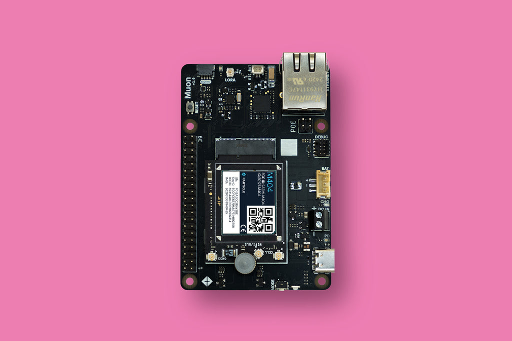 Muon LTE-M/2G + Wi-Fi + LoRaWAN Dev Board for North America – Particle ...